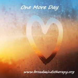 One More Day… – Integrative Counselling And Psychotherapy